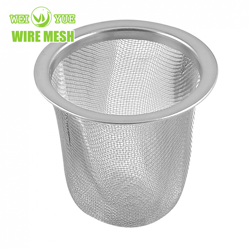 Stainless Steel Wire Mesh Filter Basket For Cleaning Onion Powder from ...